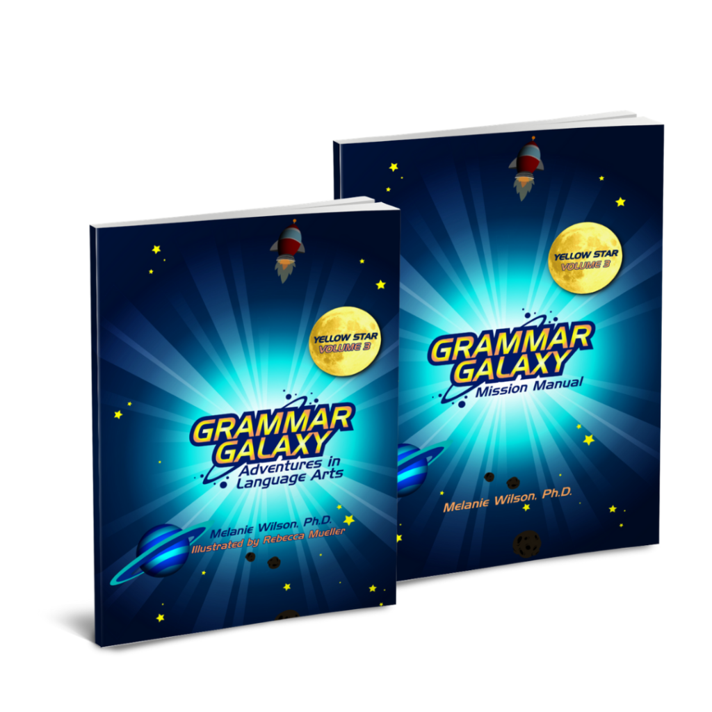 Grammar Galaxy Yellow Star Homeschool Kit (Text & Mission Manual)